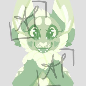 Custom Furry Fursona Commission Headshot or Shoulders up Drawing - Etsy