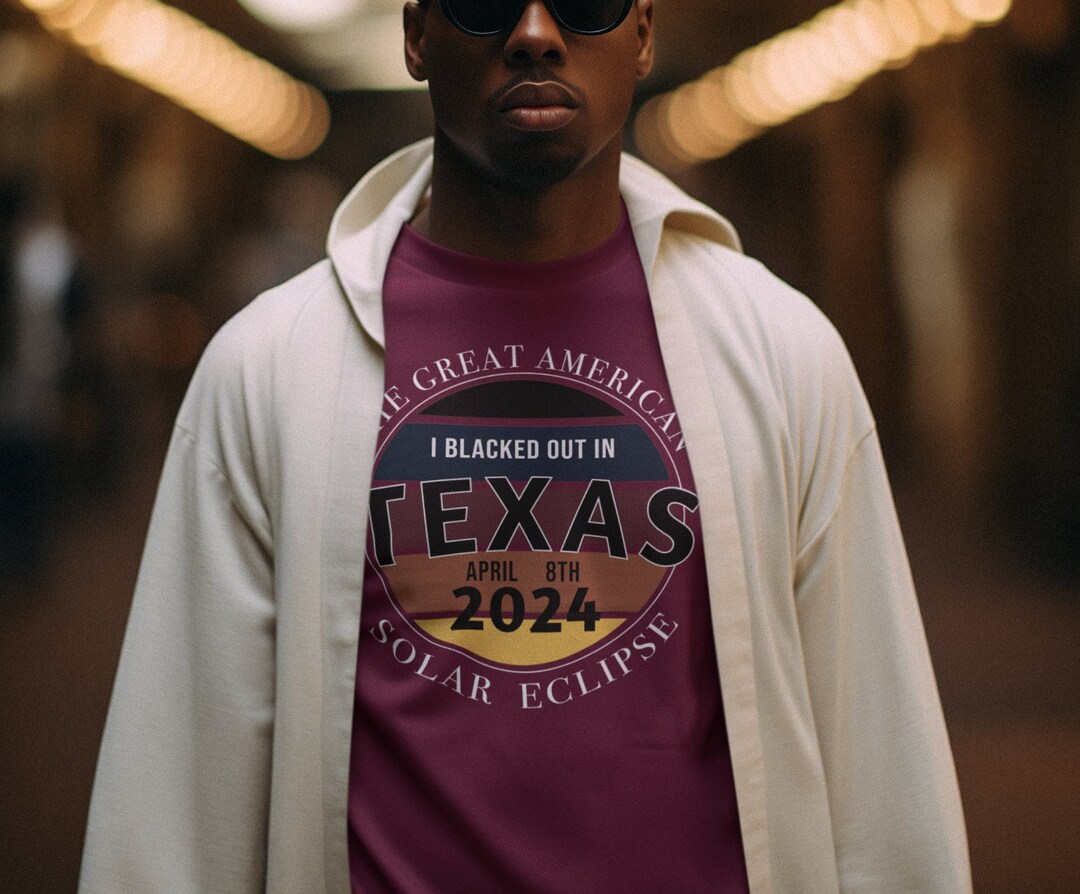I Blacked Out in Texas Total Solar Eclipse April 8th 2024 T Shirt - Etsy
