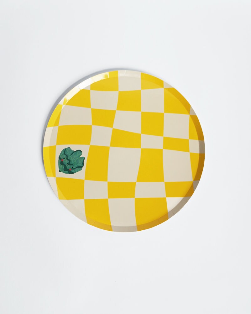Little Chef Checkered Paper Plates x 12 - Etsy