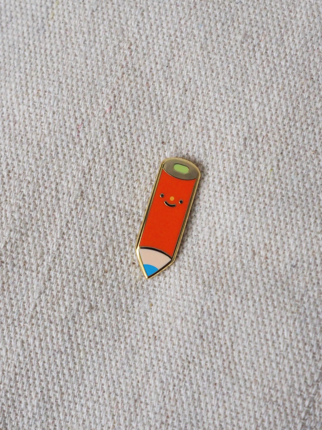 Red Pencil • Enamel Pin - Etsy