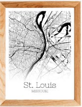 St Louis City Map Digital Download STL City PNG - Etsy