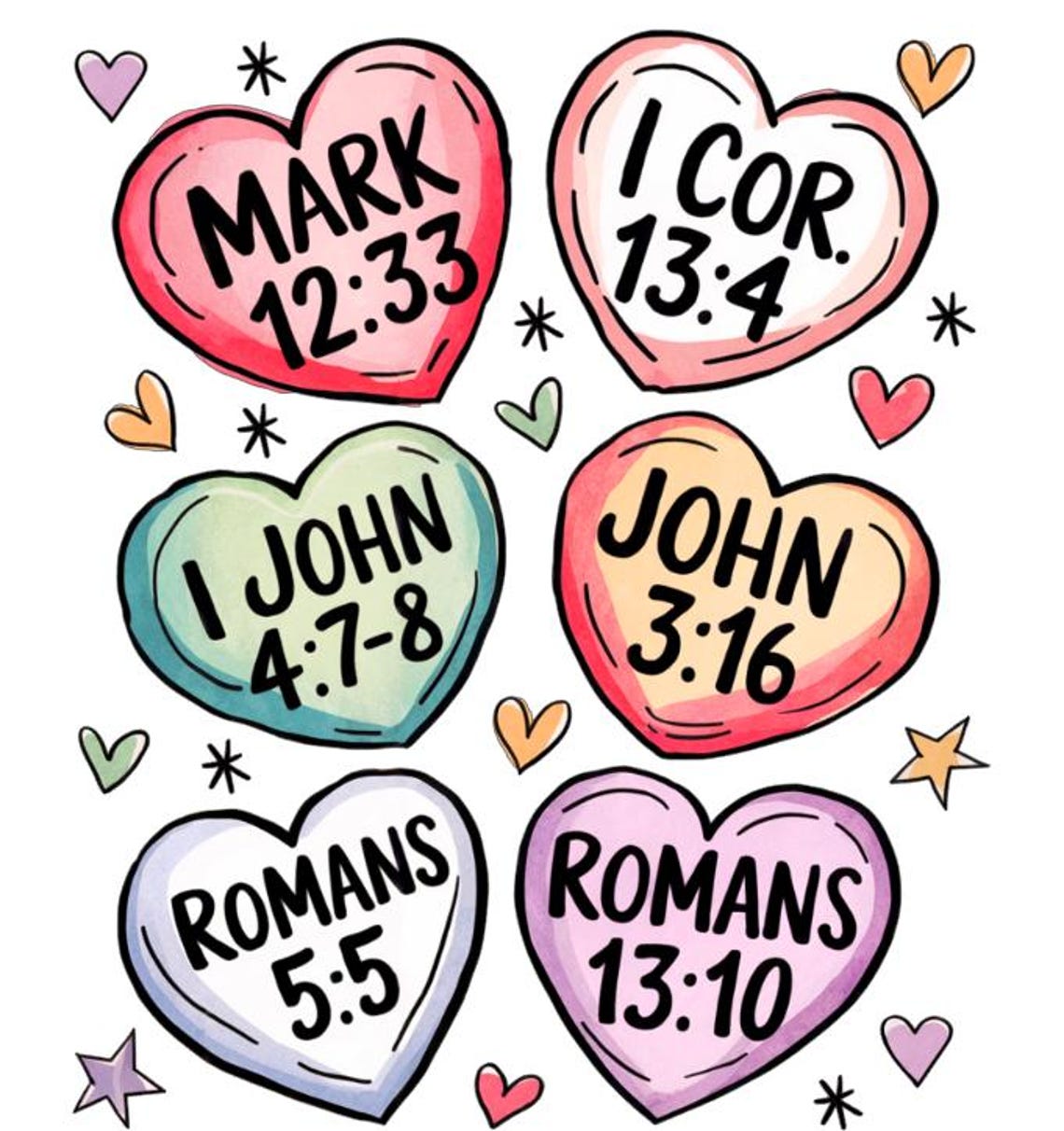Christian Valentines Day | Digital Download | John 3:16 | Christian ...