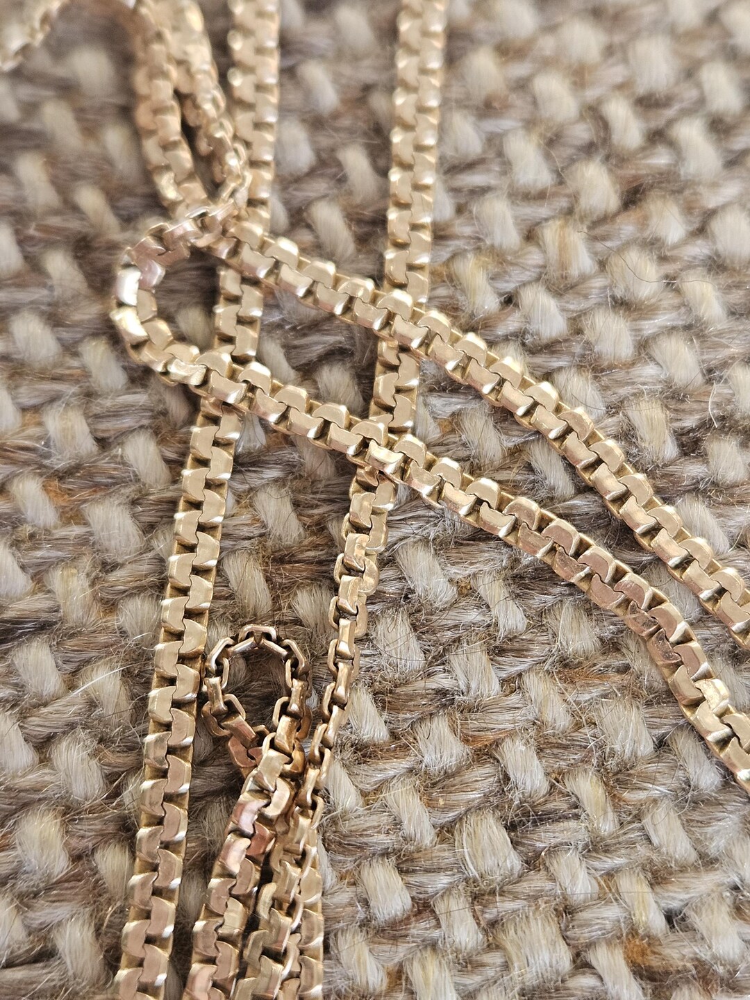 Vintage 14k Italian Yellow Gold 26 Inch Chain - Etsy