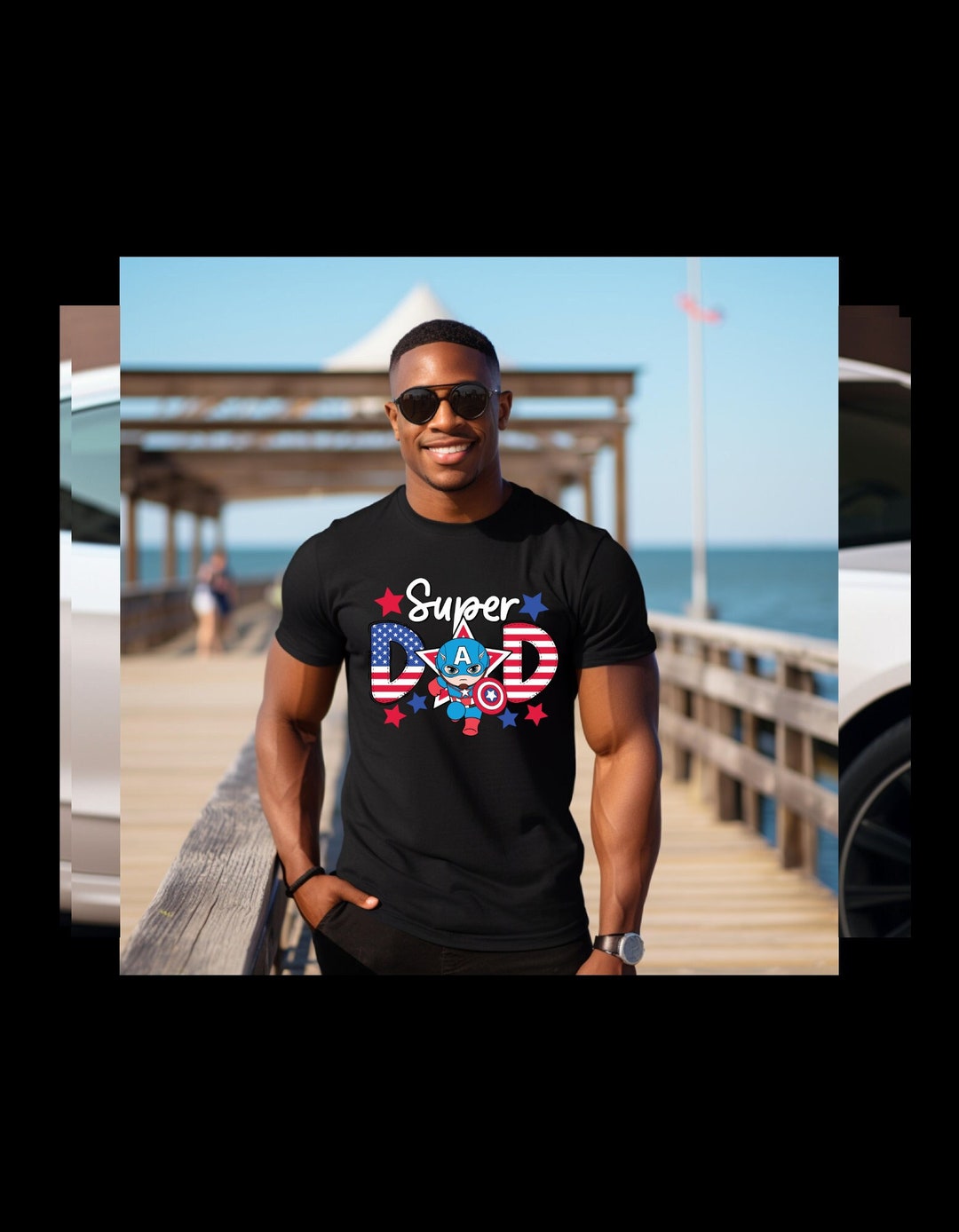 Captain America Dad Shirt | Super Dad Shirt, Daddy Shirts, Fathers Day ...