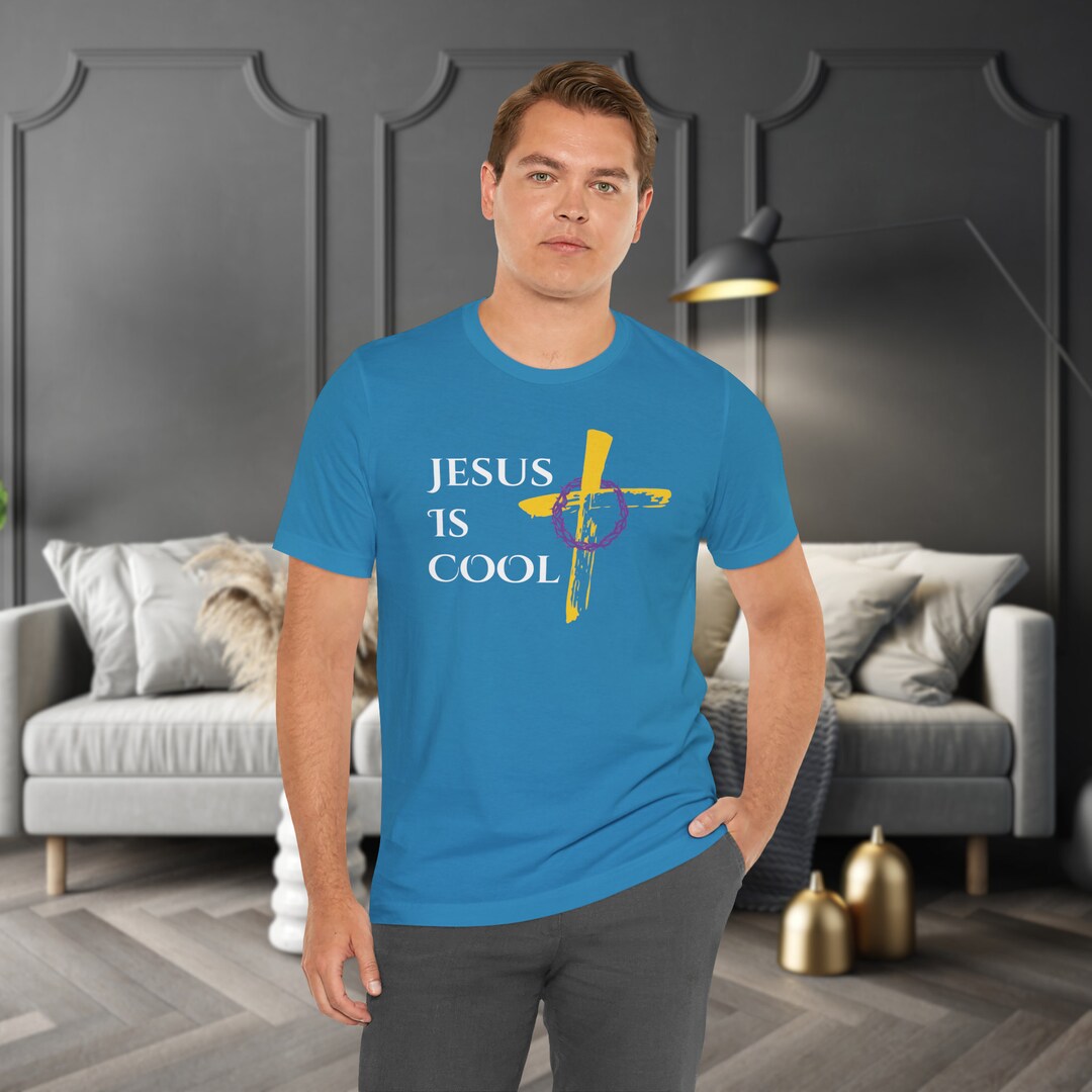 Jesus is Cool Religious God Christian Cross Savior Redeemer Creator Son ...