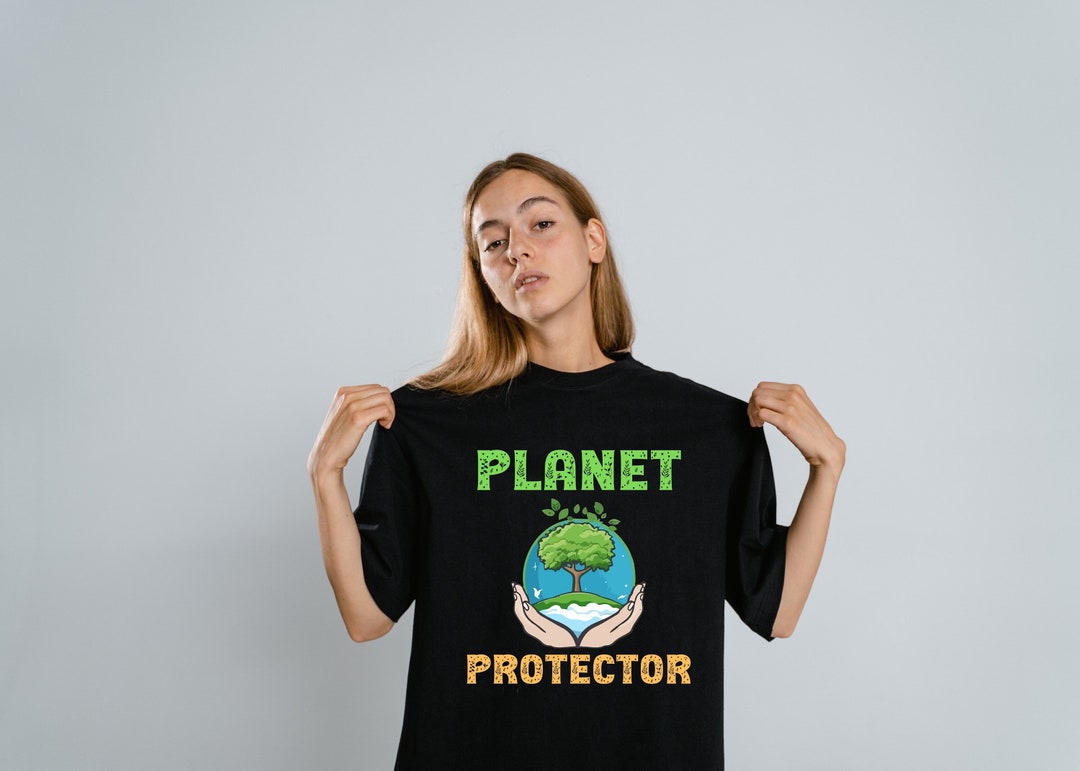 Planet Protector Png, Earth Day Gift, Climate Change Png, Global ...