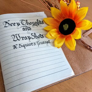 Custom Medieval Scroll With Calligraphy and Illumination - Etsy