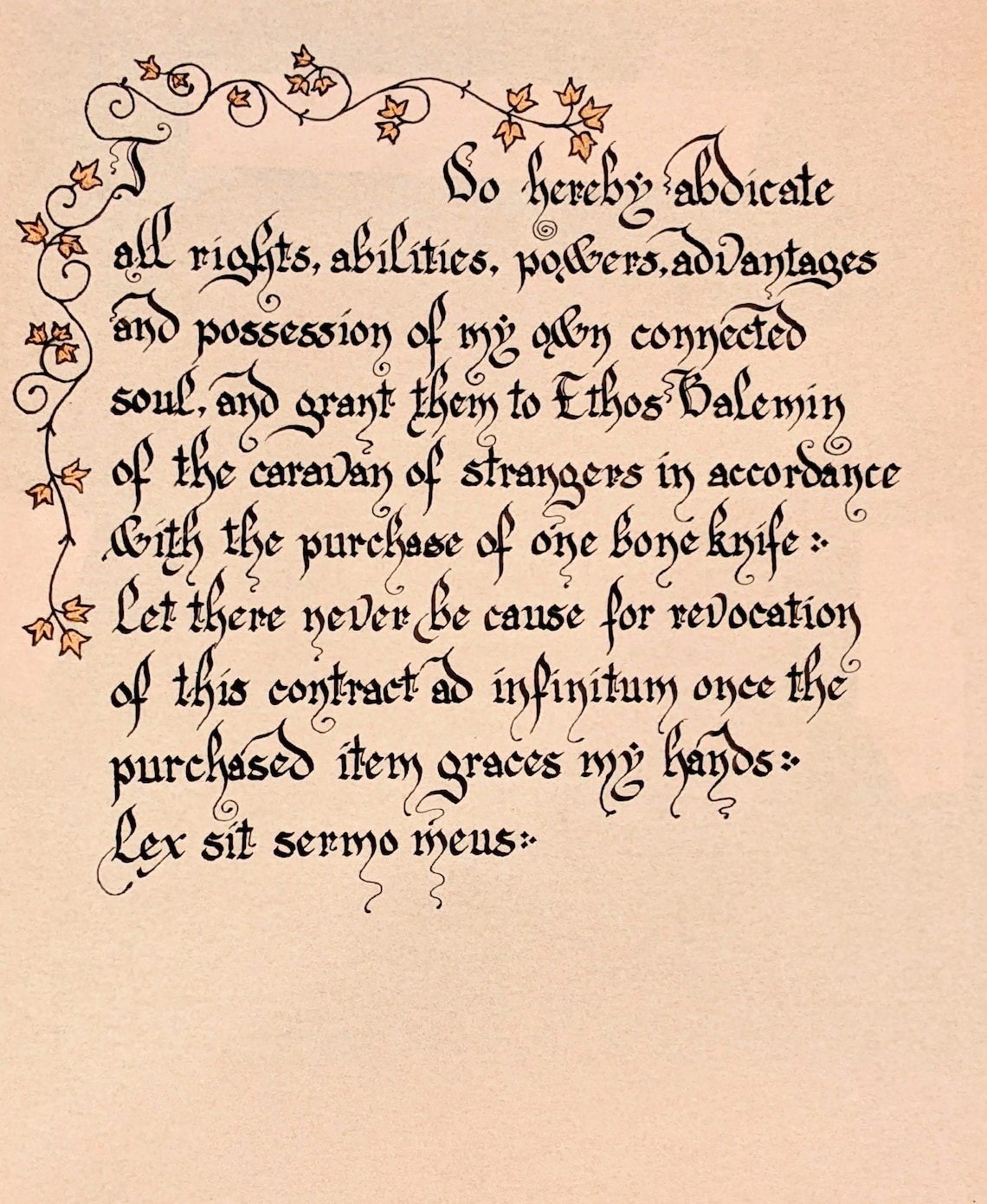 Custom Medieval Scroll With Calligraphy and Illumination - Etsy