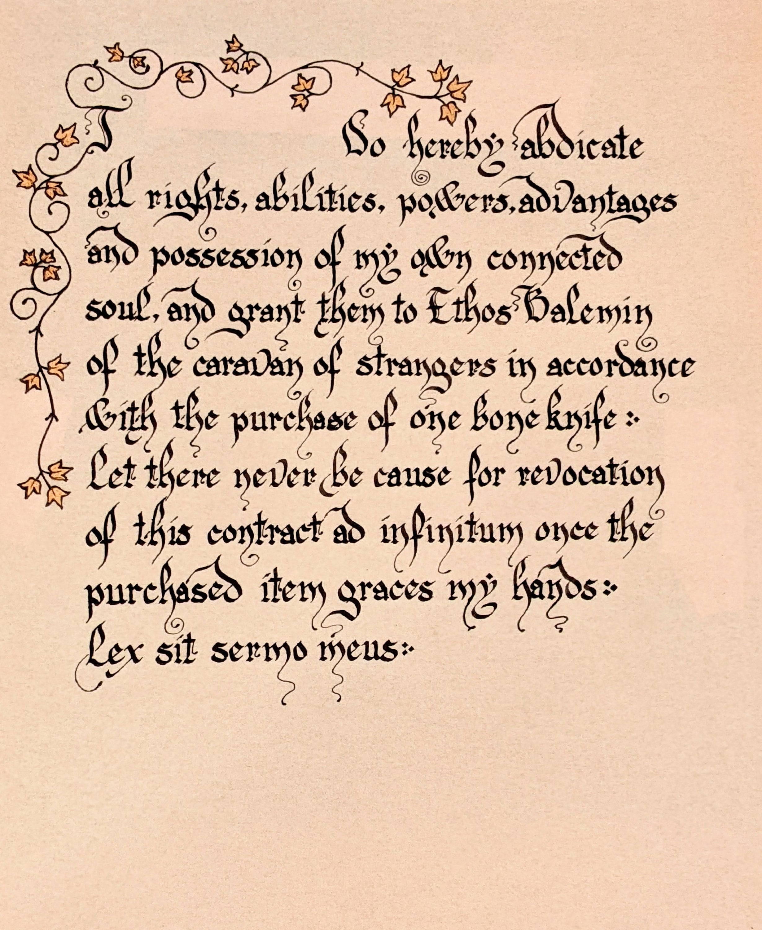 Custom Medieval Scroll With Calligraphy and Illumination - Etsy