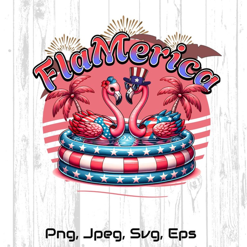 4th of July Flamingo Png, Flaming Svg, Flamingo Shirt Svg, Flamingo Svg ...
