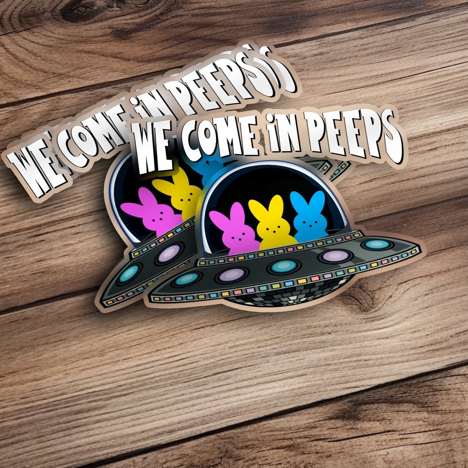 Peeps in Flying Sauce, Easter Gift for Boys, Peeps Svg, Peeps Png ...