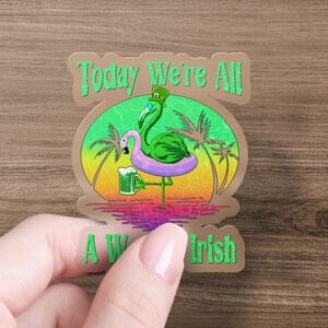 St. Patrick's Day Flamingo Svg Flamingo Clipart, Leprechaun Flamingo ...