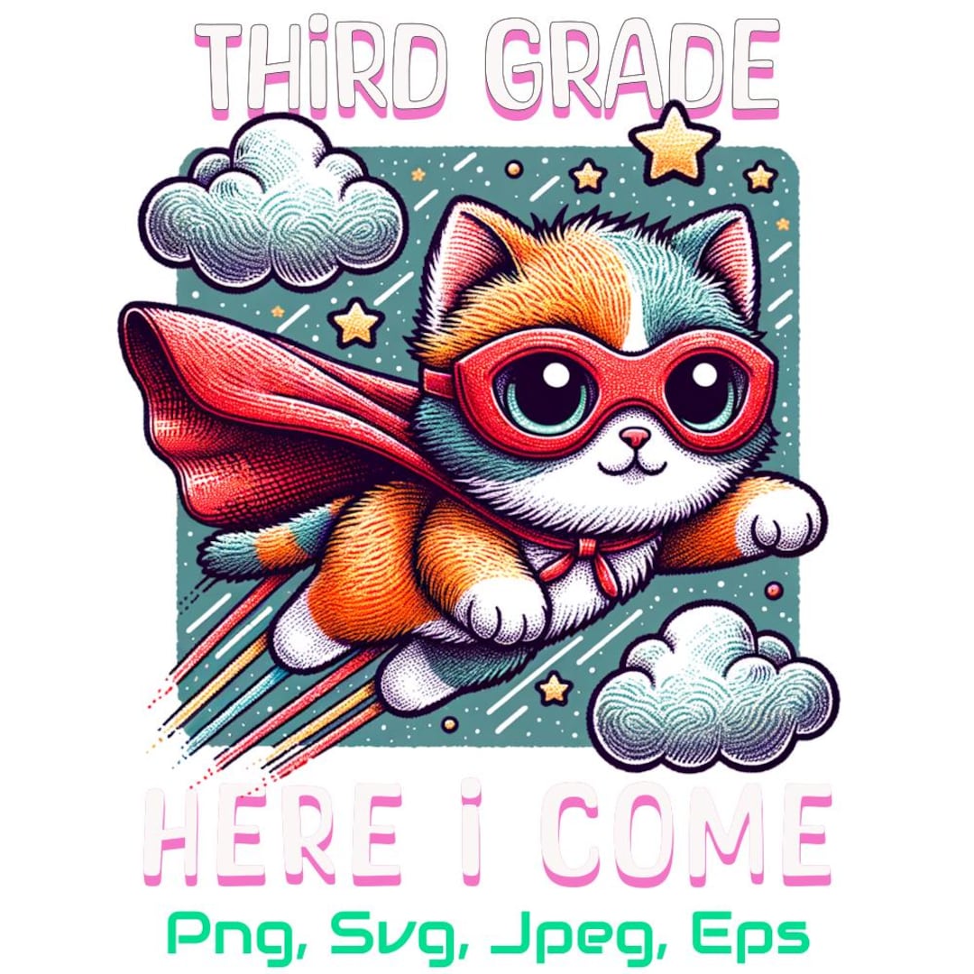 Back to School Png | Graduation Png | Watch Out Third Grade Here I Come ...