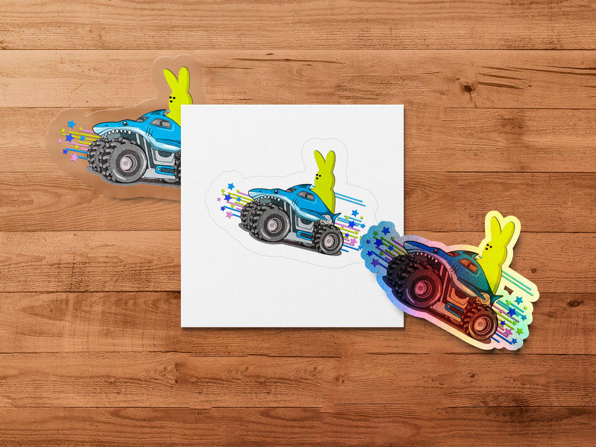 Kids Easter Monster Truck PNG, Happy Easter Peeps Digital Design ...