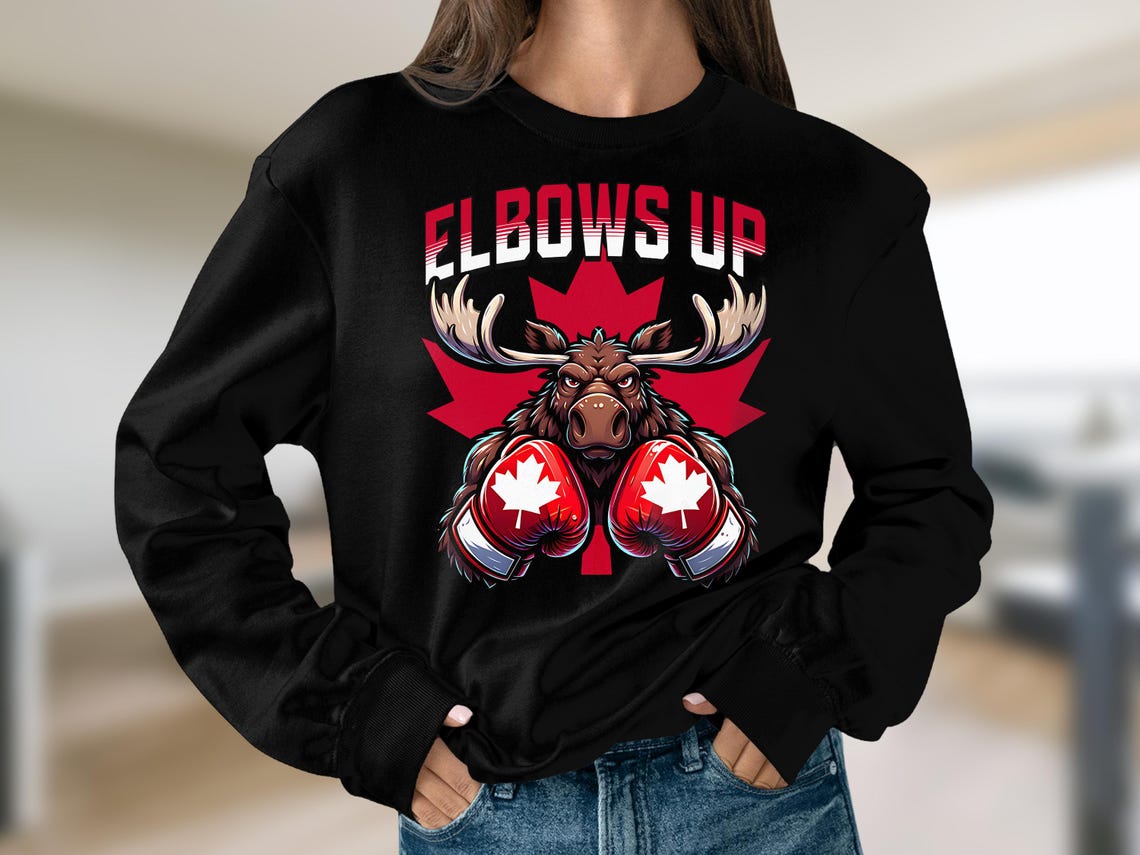 Canadian Elbows up PNG, Anti Tariffs Graphic Design Clipart for ...