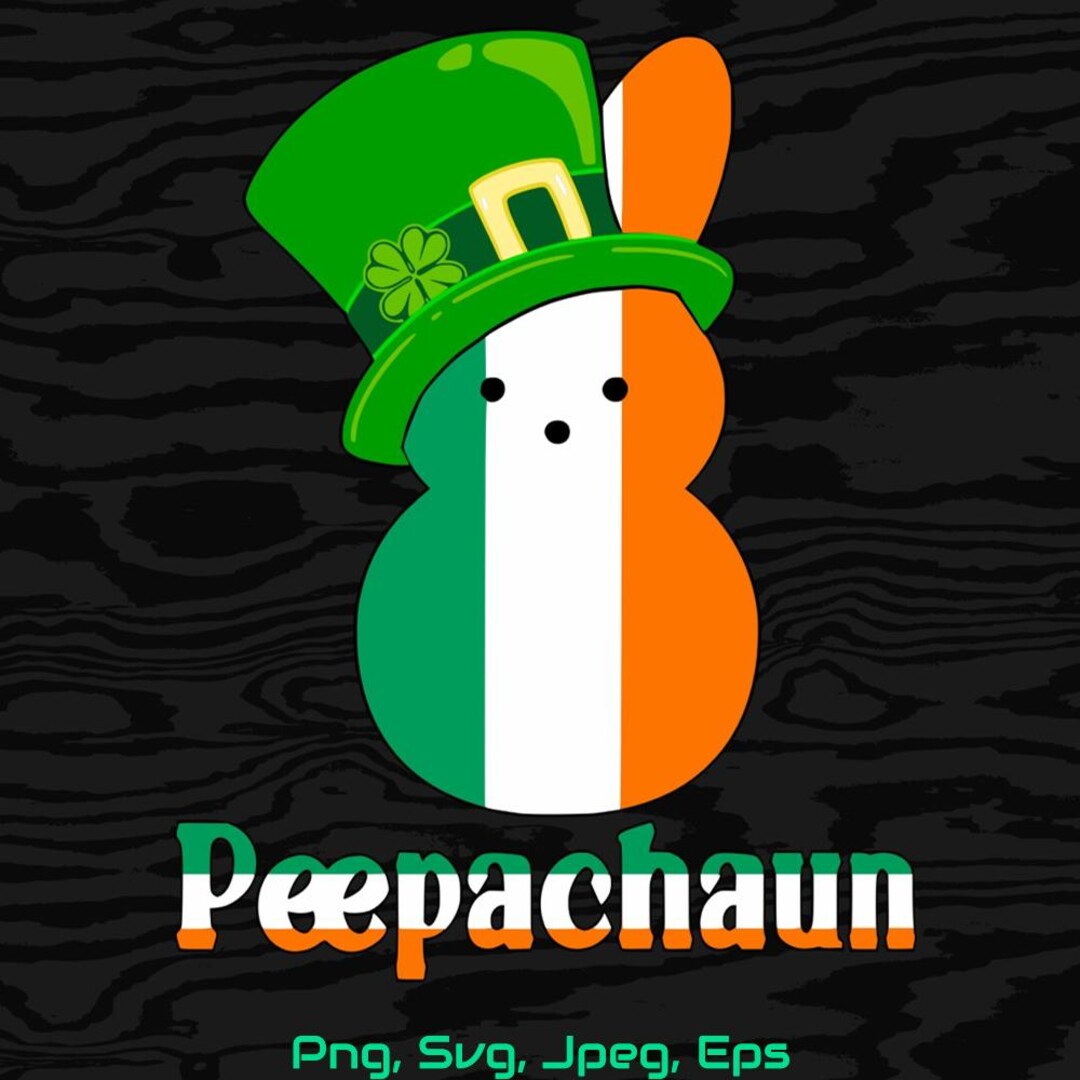 Funny St Patricks Day Leprechaun Peeps Png, St Pattys Day Png, Irish ...