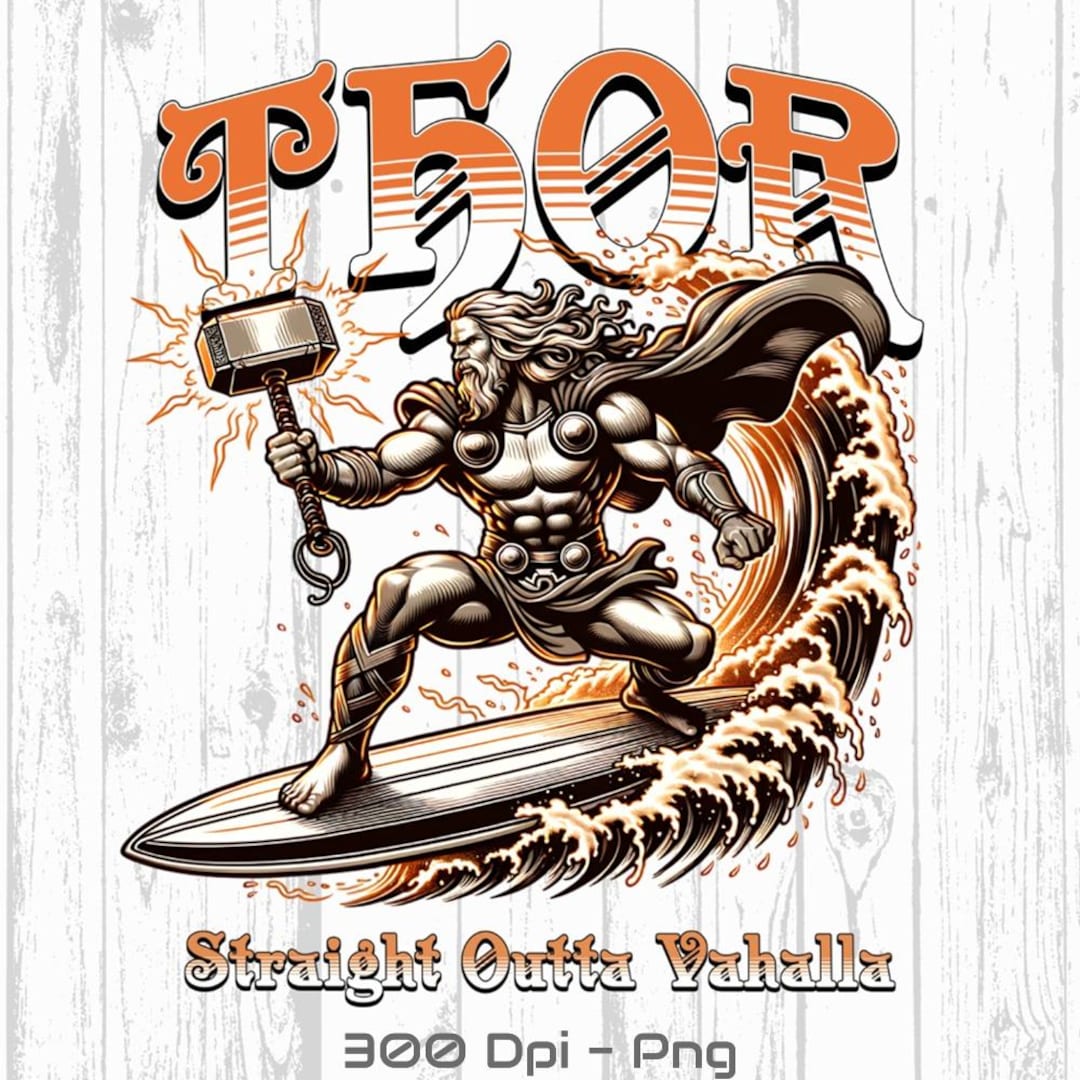 Thor Digital Png Download, Norse Mythology Art, Greek God Digital ...