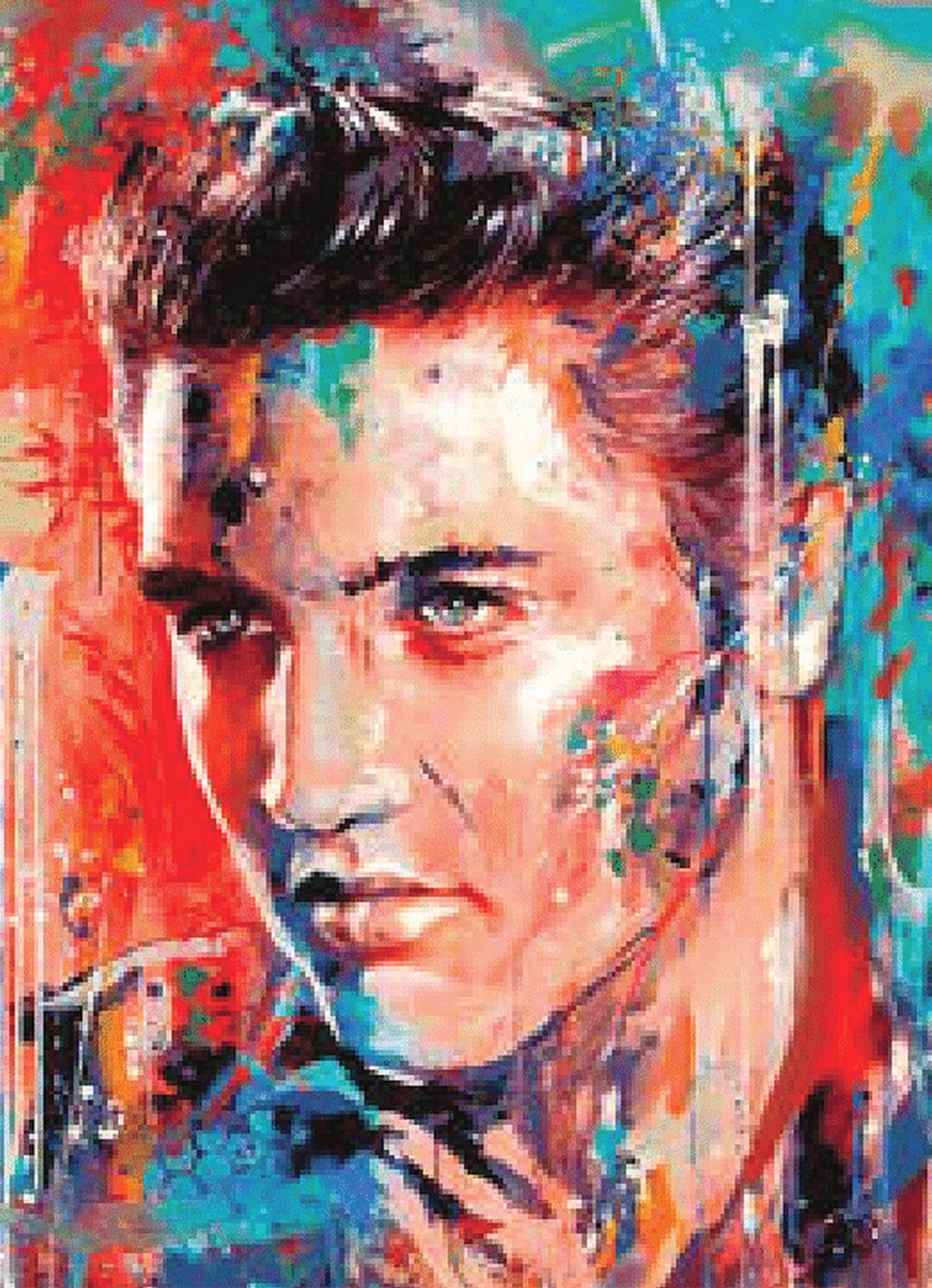 Jacquard, Textile, Wall Carpet, Poster, Elvis Presley - Etsy
