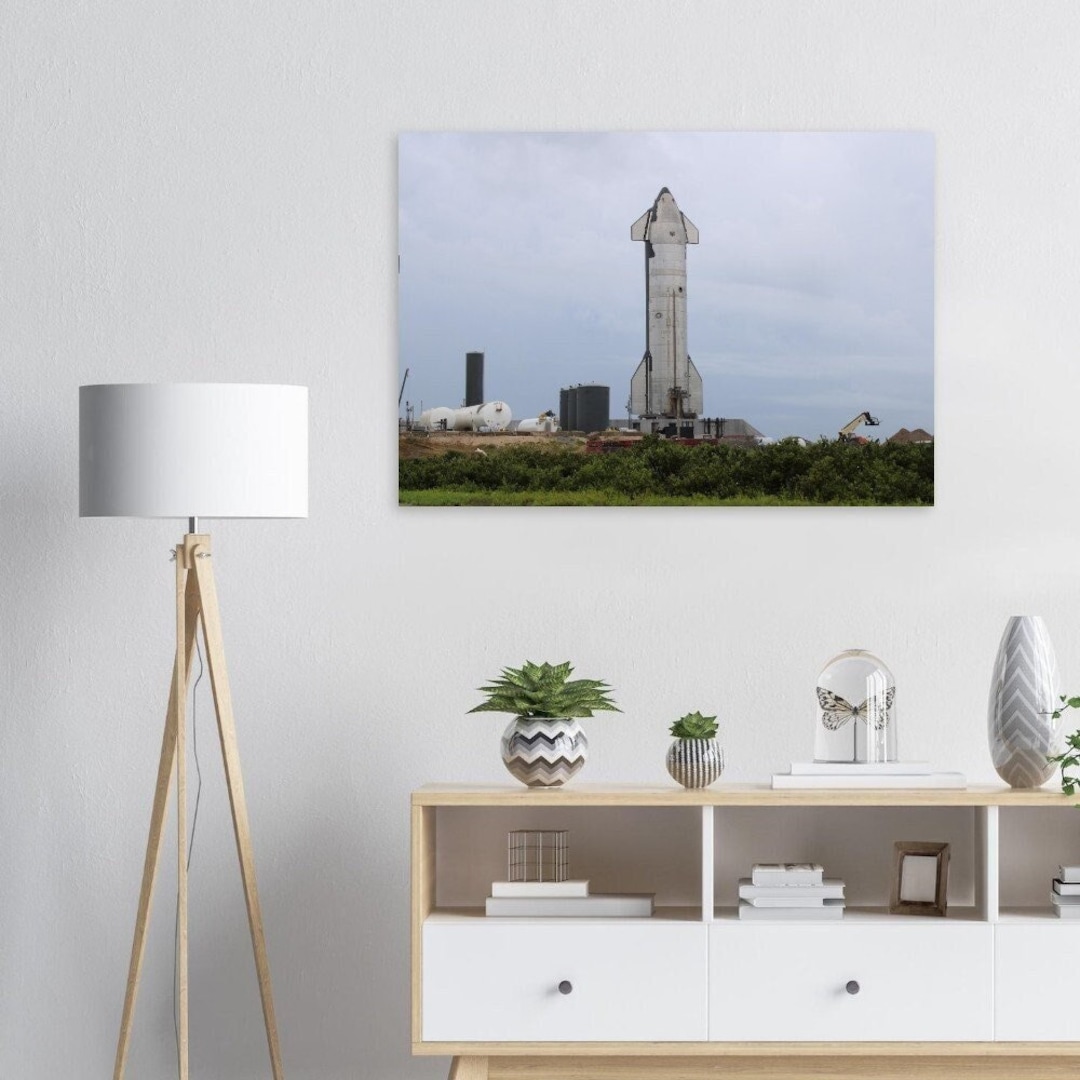 Spacex Starship Ship 25 Metal Print, Ship 25 Launch Site Metal Print ...