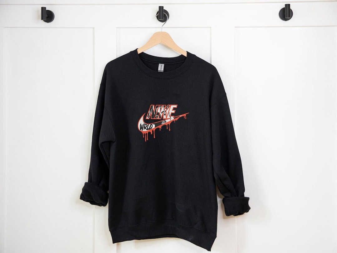Embroidered Crewneck Sweatshirt Tribute Hoodie With 999 Cuff Sweatshirt ...