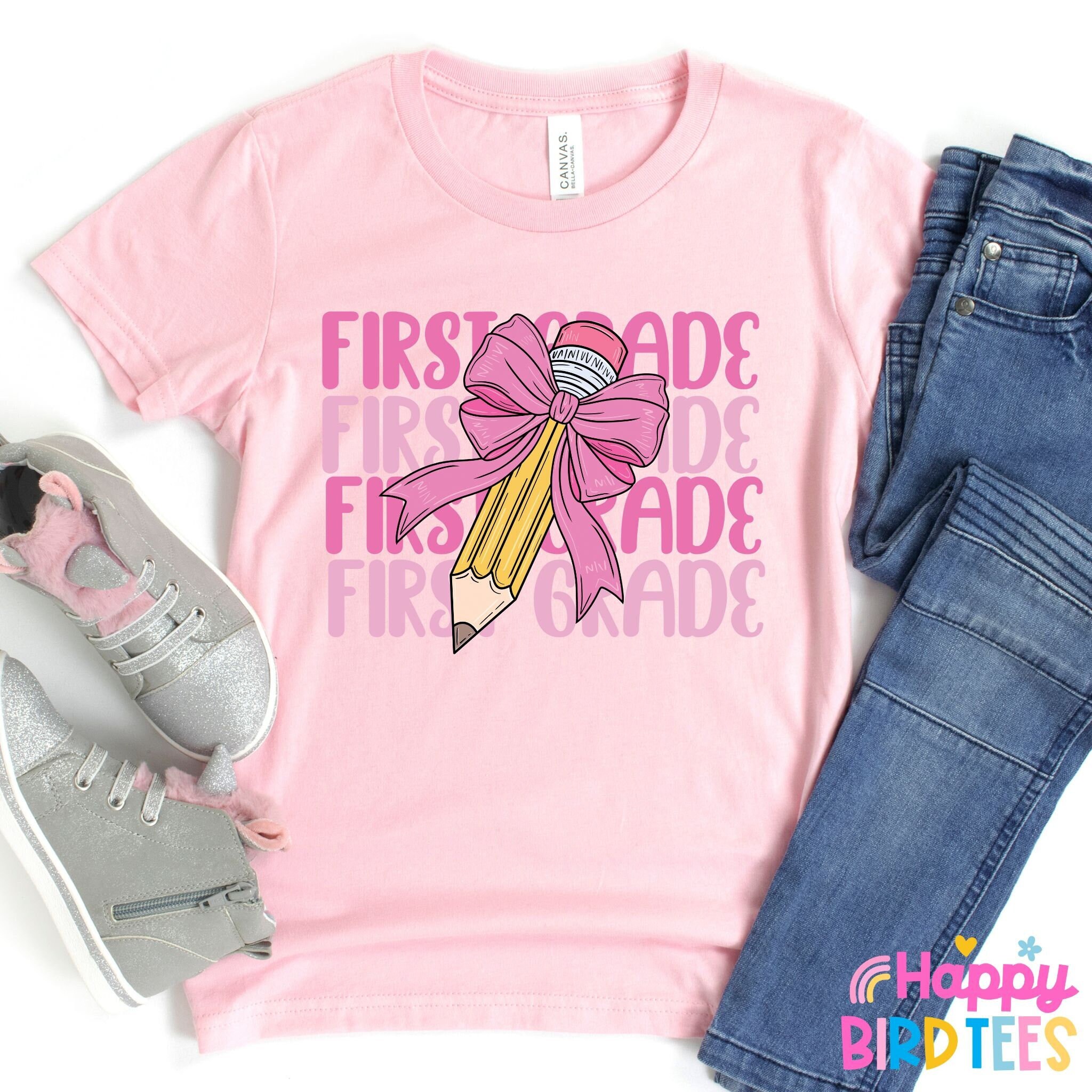 First Grade Shirt Back to School Kids Shirt Cute First Grade Shirt 1st ...