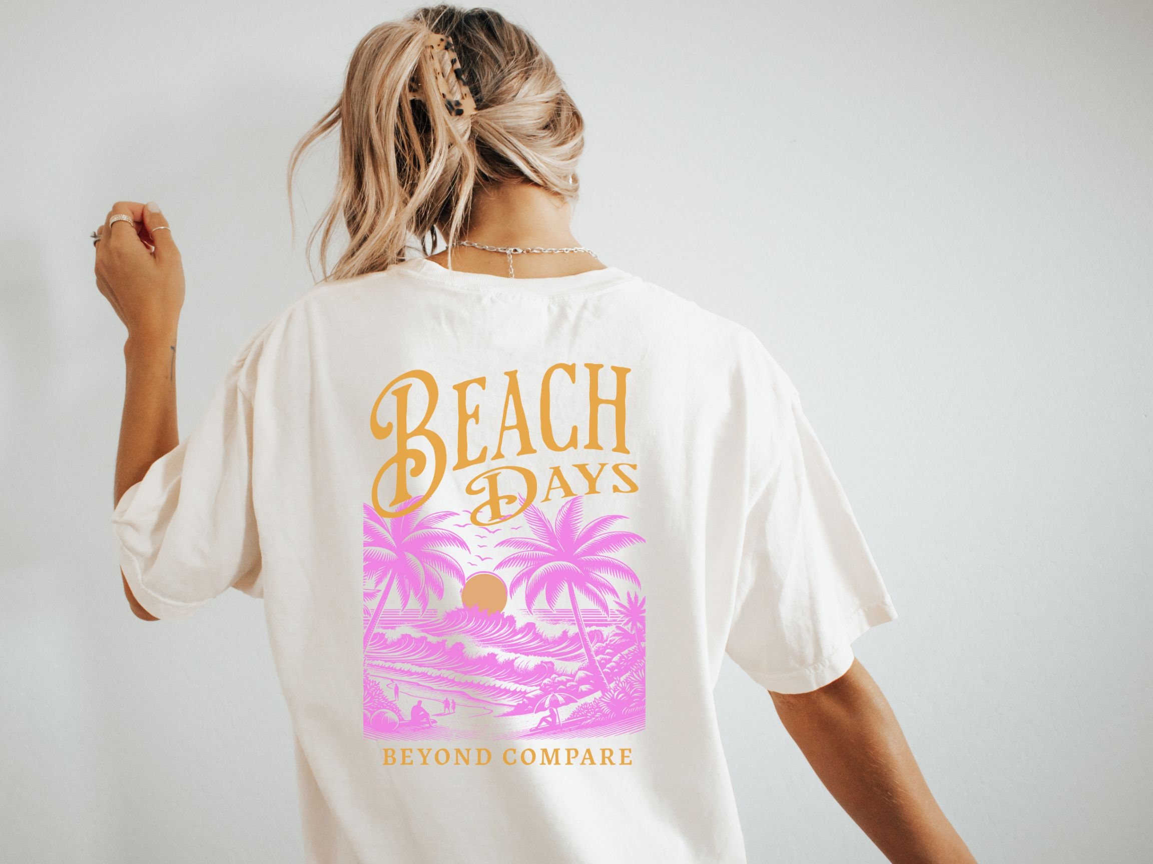 Beachy Tshirt, Ocean Inspired Style, Coconut Girl, Oversized Beach Tee ...