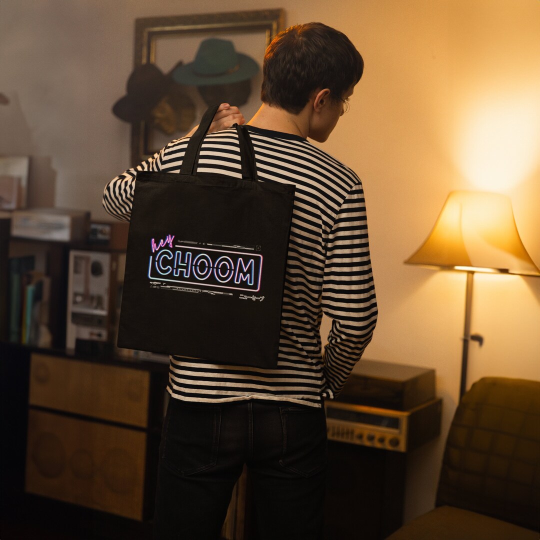 Cyberpunk 2077 Tote Bag Hey Choom Neon Tote Gift for Gamer Cyberpunk ...