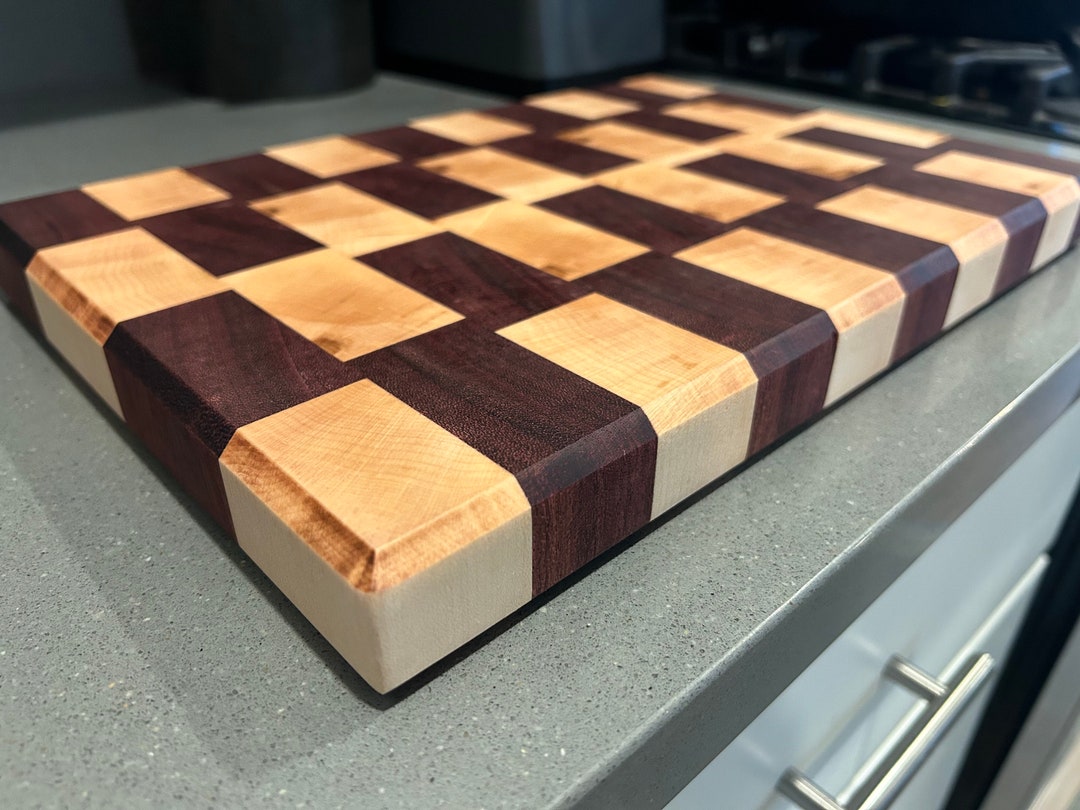 Large Butcher Block Style End Grain Cutting Board - Etsy