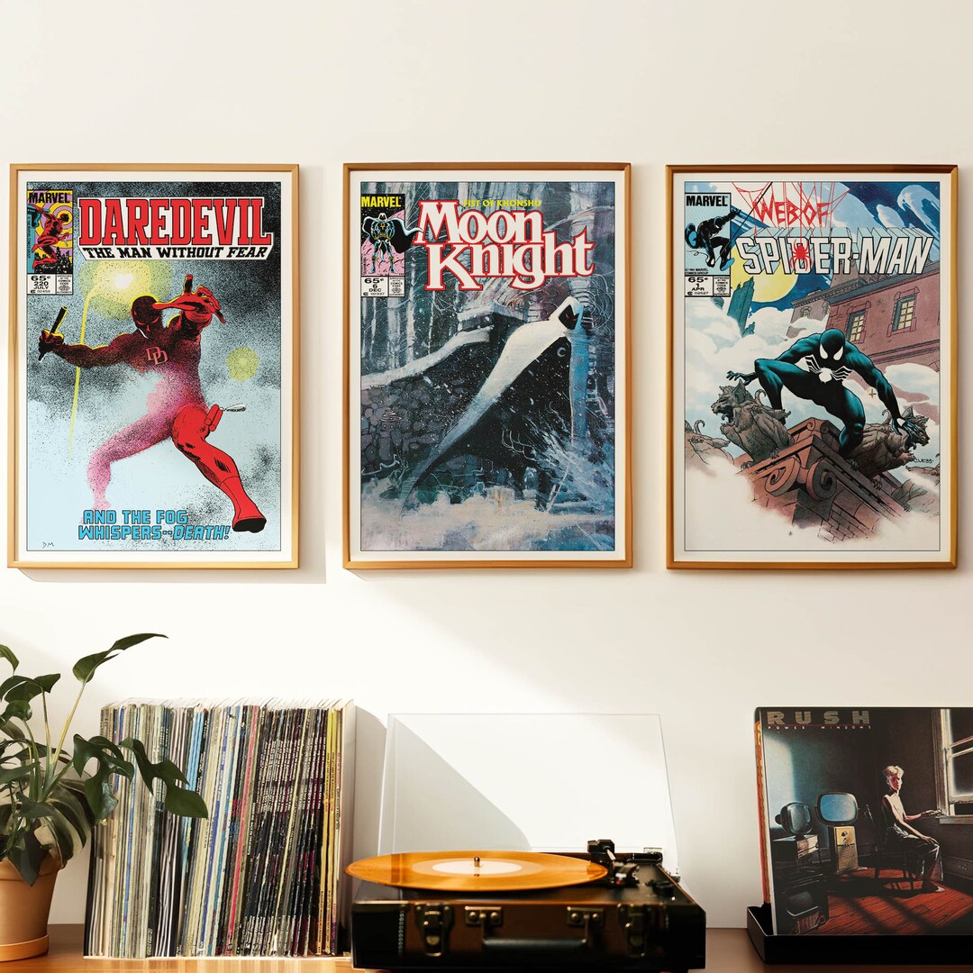 1985 Marvel Wall Art | Digital Download | Comic Cover X 3 | Vintage ...