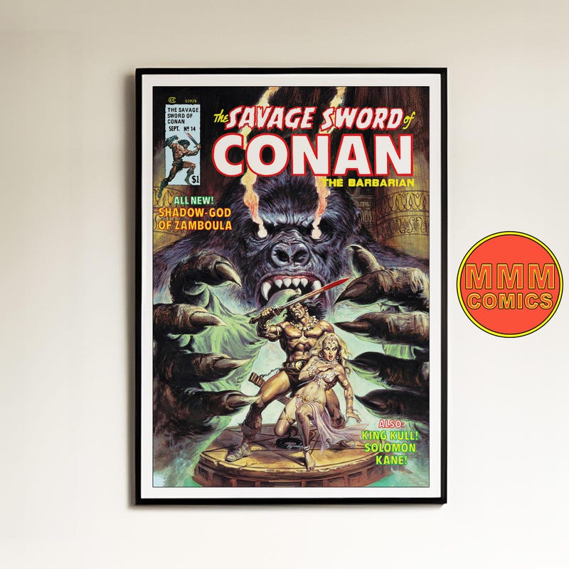 Conan the Barbarian Poster - Etsy