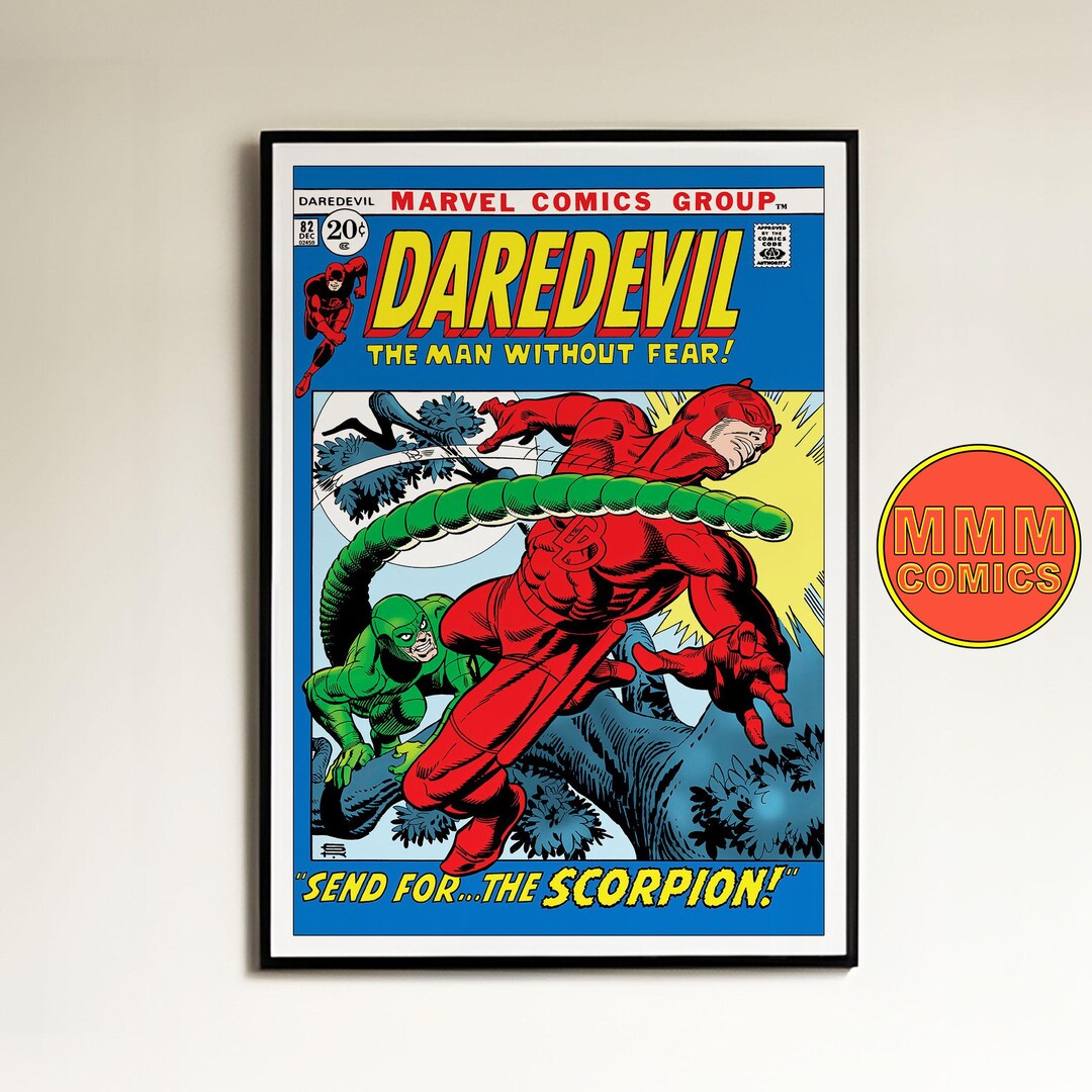 Daredevil #82 Wall Art | Digital Download | Marvel Comic Print | 70s ...
