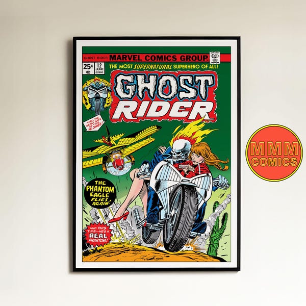 Ghost Rider Poster - Etsy