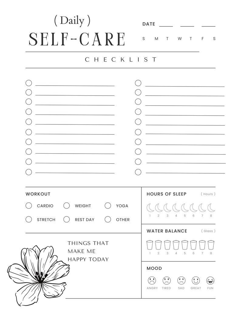 Self Care Digital Download - Etsy