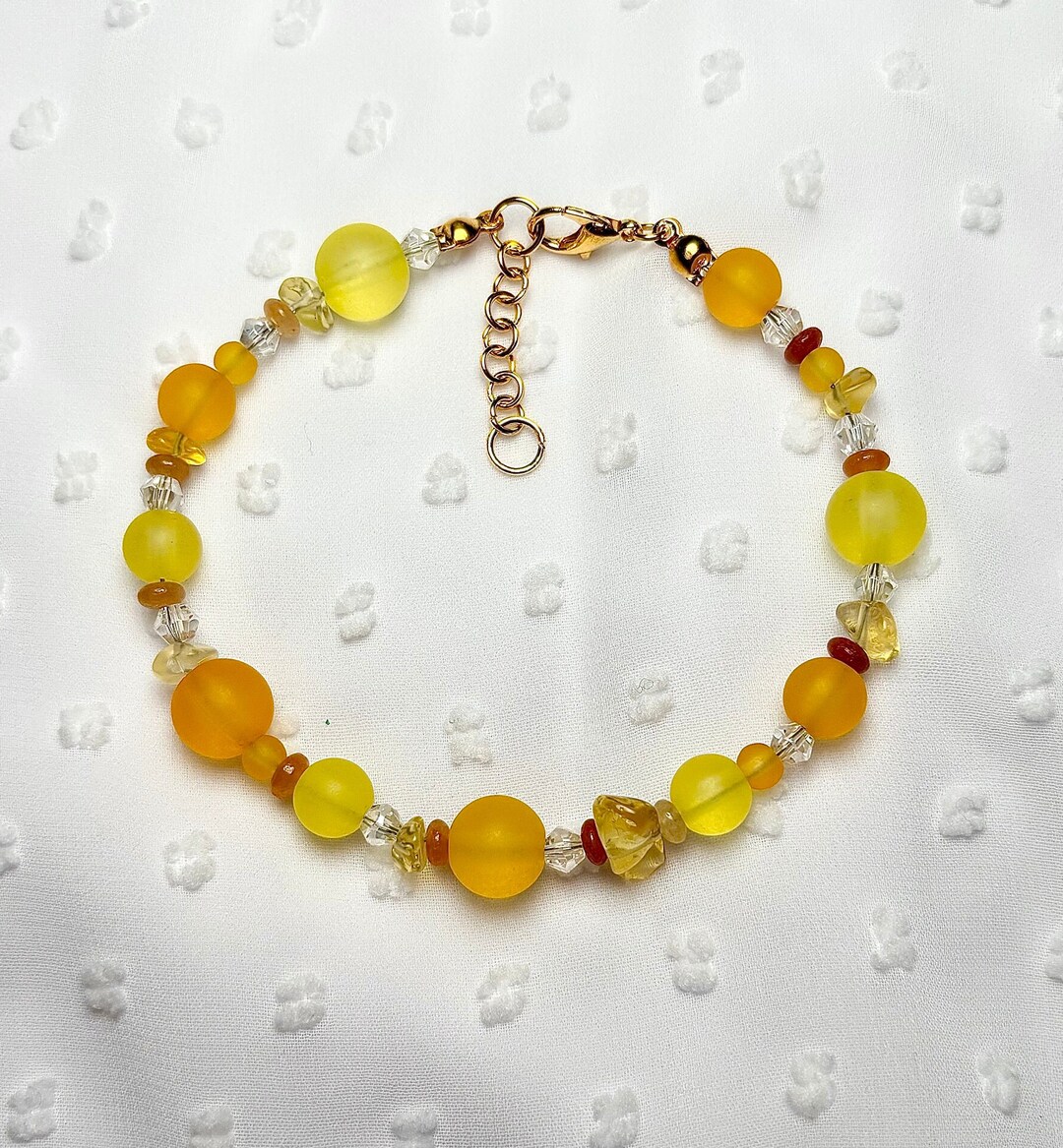 Lemon Crystals | 8 In. | Candy Bracelet - Etsy
