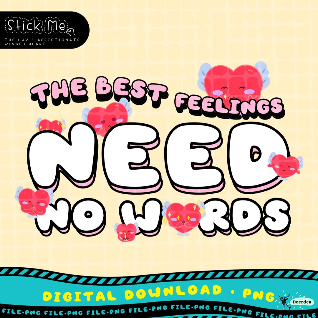The Luv - Affectionate Winged Heart PNG With 'the Best Feelings Need No ...