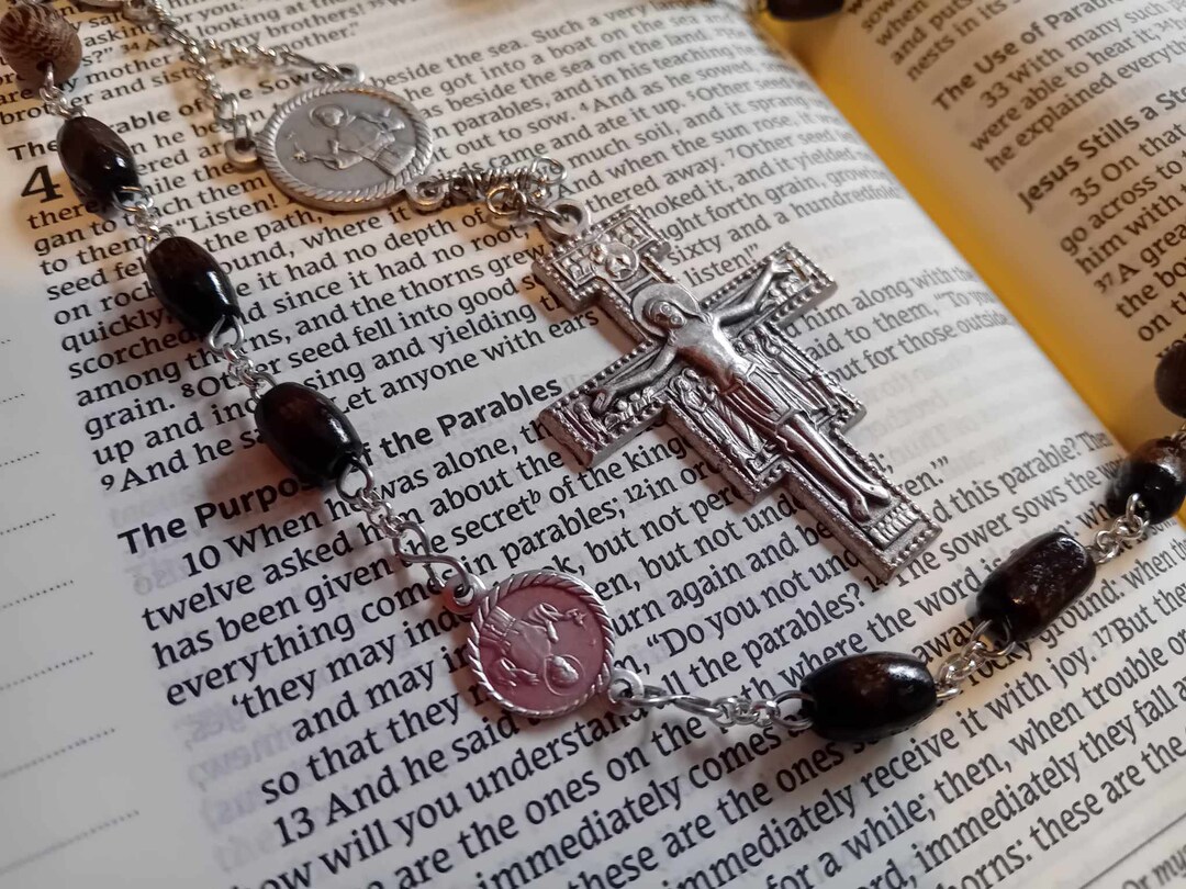 St Francis Prayer Anglican Rosary Prayer Beads Franciscan Anglo ...