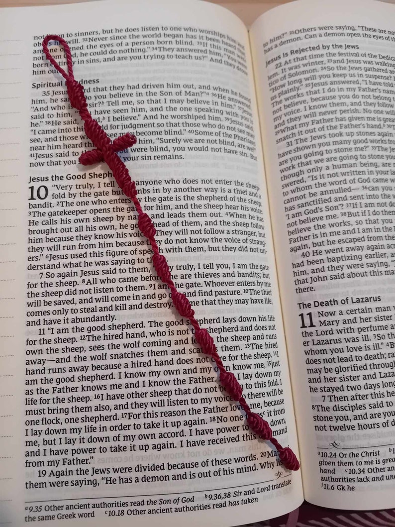Anglican Rosary Chaplet Knotted Prayer Rope . Hand Made - Etsy