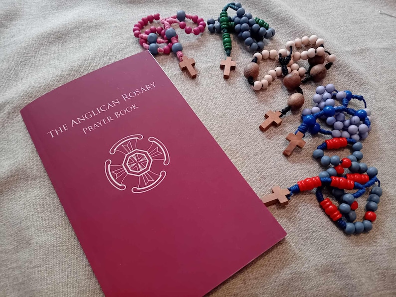 Home Group or Chaplaincy Anglican Rosary Set, Church Rosary Aide to ...