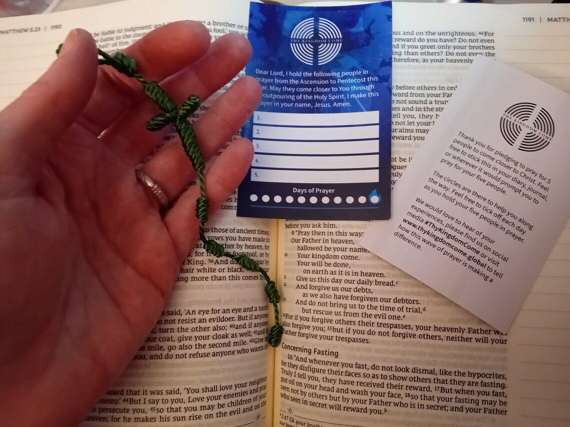Thy Kingdom Come Pray for 5 Reminder. Prayer Rope, Aid to Prayer TKC - Etsy