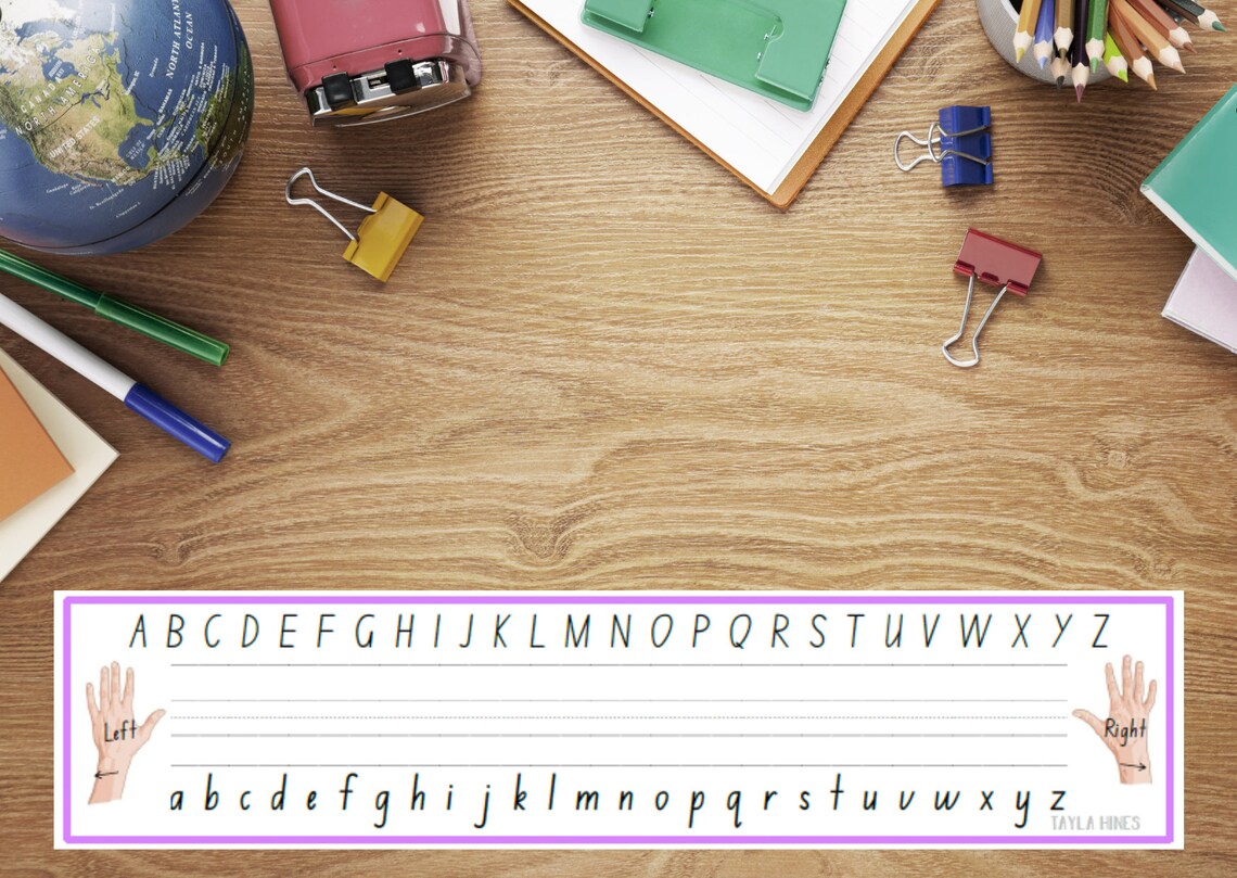 NSW Foundation Font Number Line, Letter Line, Handwriting Practice ...