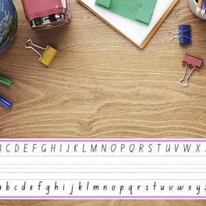 NSW Foundation Font Number Line, Letter Line, Handwriting Practice ...