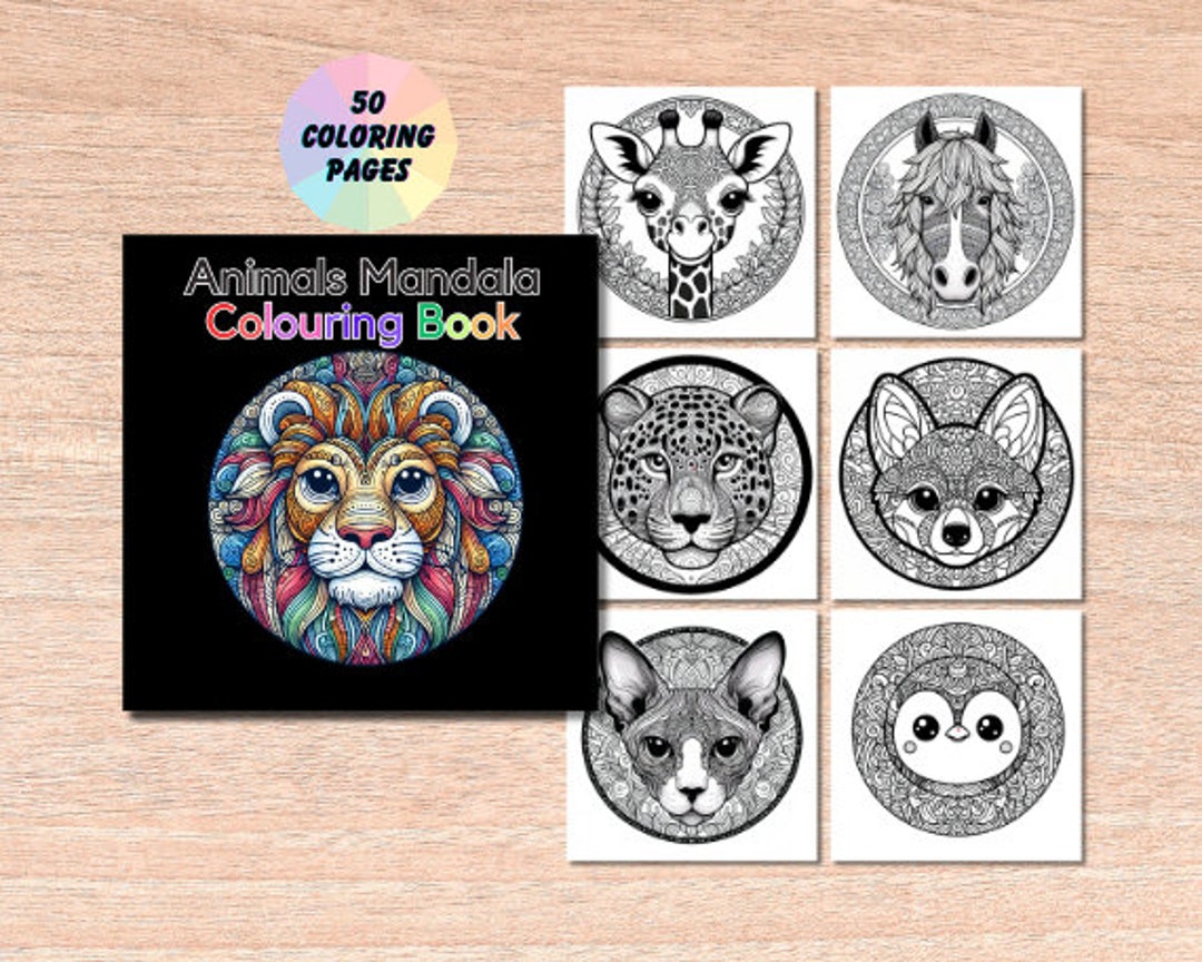 Animals Coloring Book | Animals Coloring Pages, Kids Coloring, Instant ...
