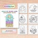 Cute & Kawaii Coloring Book Bold and Easy Coloring Page, Cute Digital ...