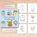 Fun & Relaxing Coloring Book | Bold and Easy Coloring Page, Cute ...