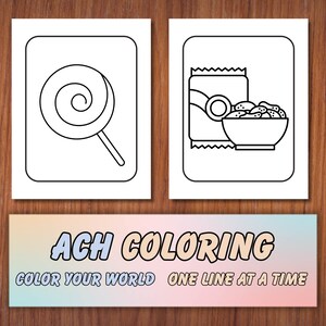 Food and Snacks Coloring Book 2 | Bold and Easy ,fruits & Food Coloring ...