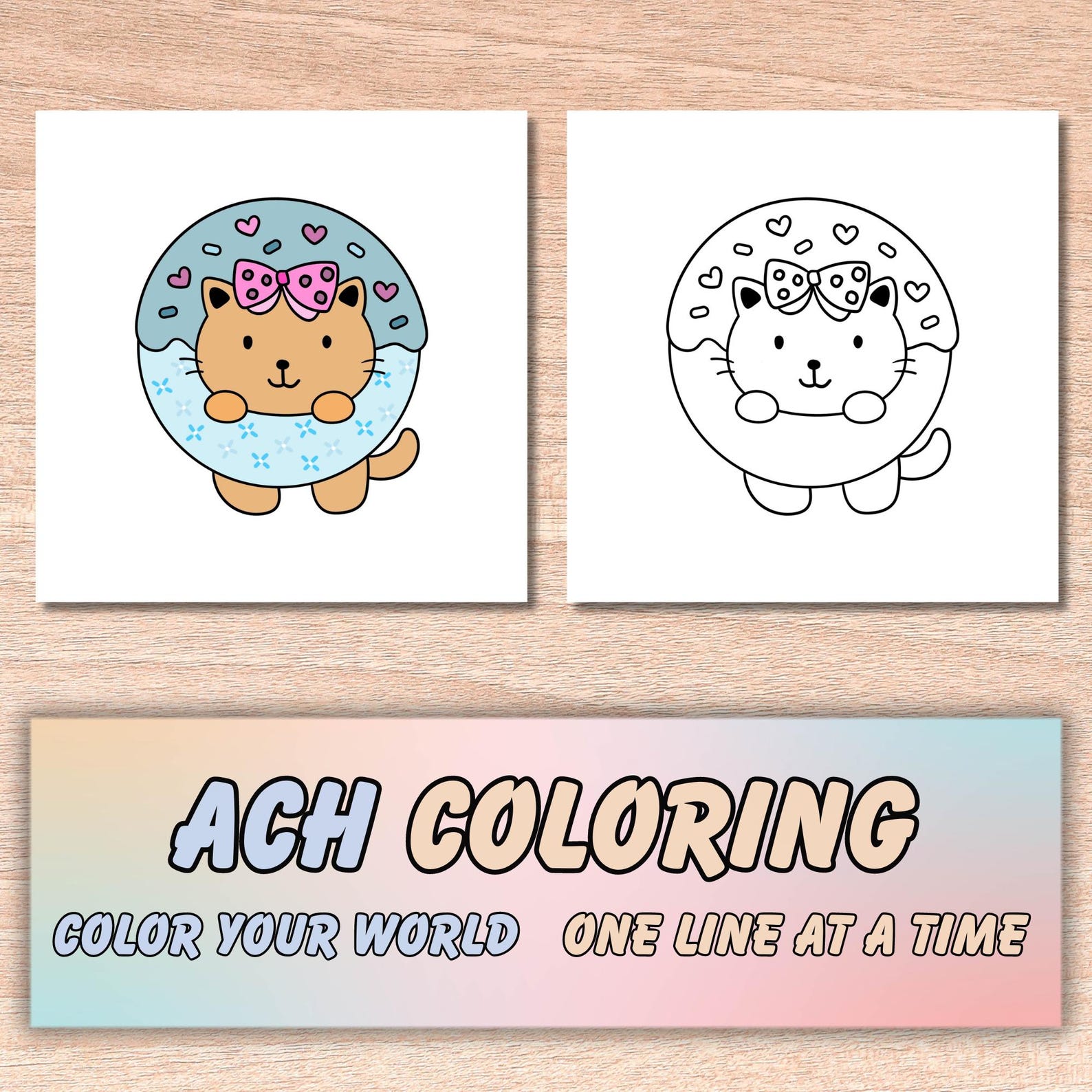 Fun & Relaxing Coloring Book | Bold and Easy Coloring Page, Cute ...