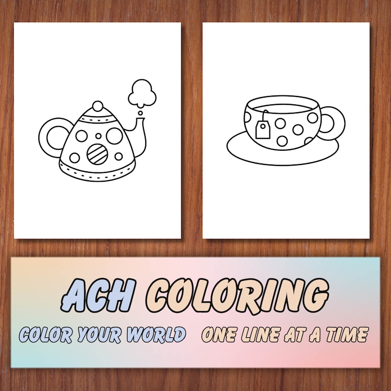 Bold & Easy Coloring Book | Easy Coloring Pages, Cute Printable, Large ...