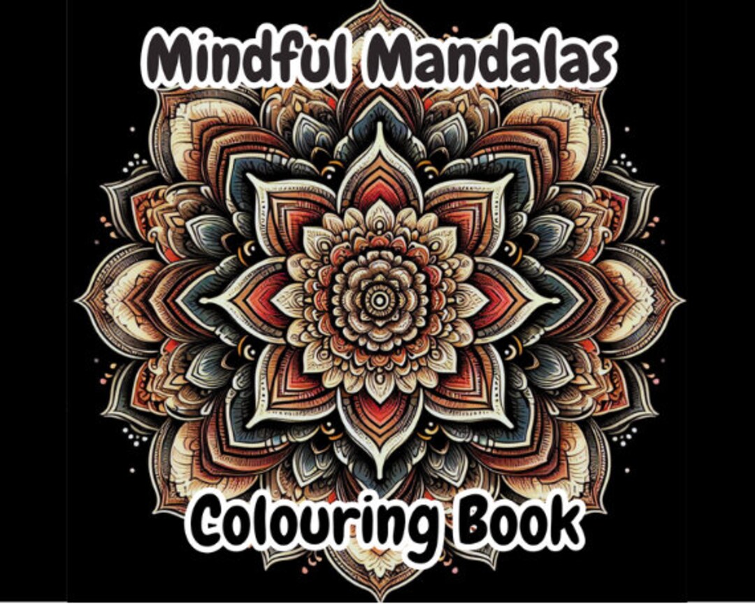 Mindful Mandalas Coloring Book - Etsy