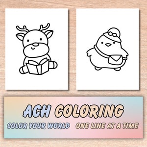 Bold & Easy Coloring Book | Easy Coloring Pages, Cute Printable, Large ...