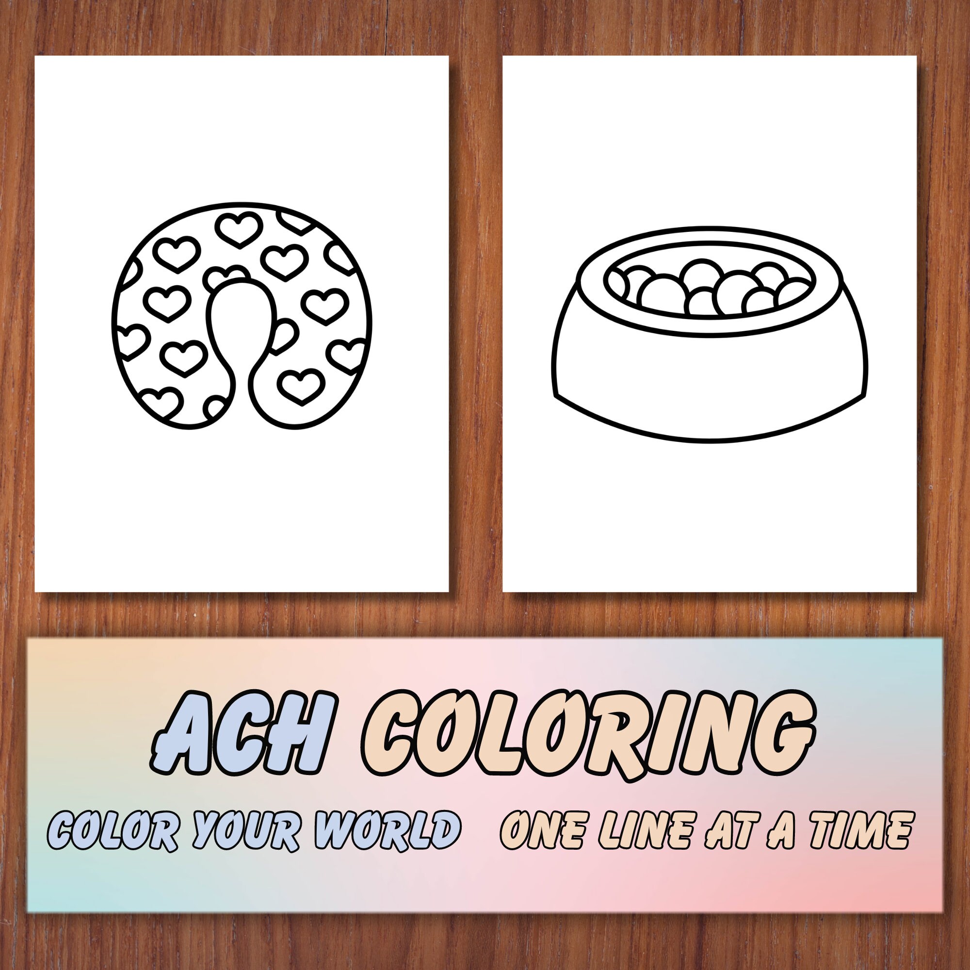 Bold & Easy Coloring Book Easy Coloring Pages, Cute Printable, Large ...